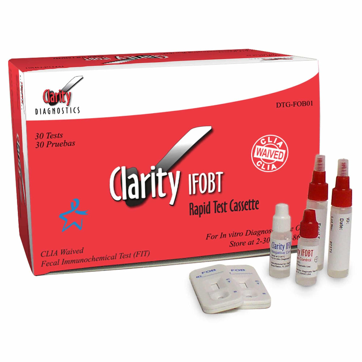Clarity Fecal Occult iFOB Test Cassette Kit — MedicalRite