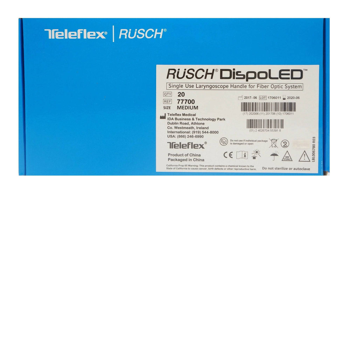 Rüsch DispoLED Laryngoscope Handles — MedicalRite