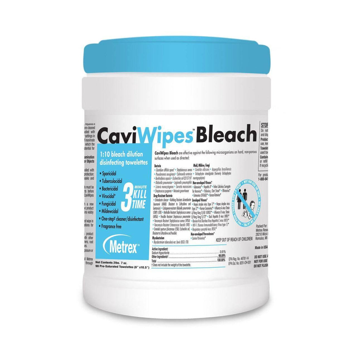 CaviWipes Bleach Disinfecting Wipes — MedicalRite