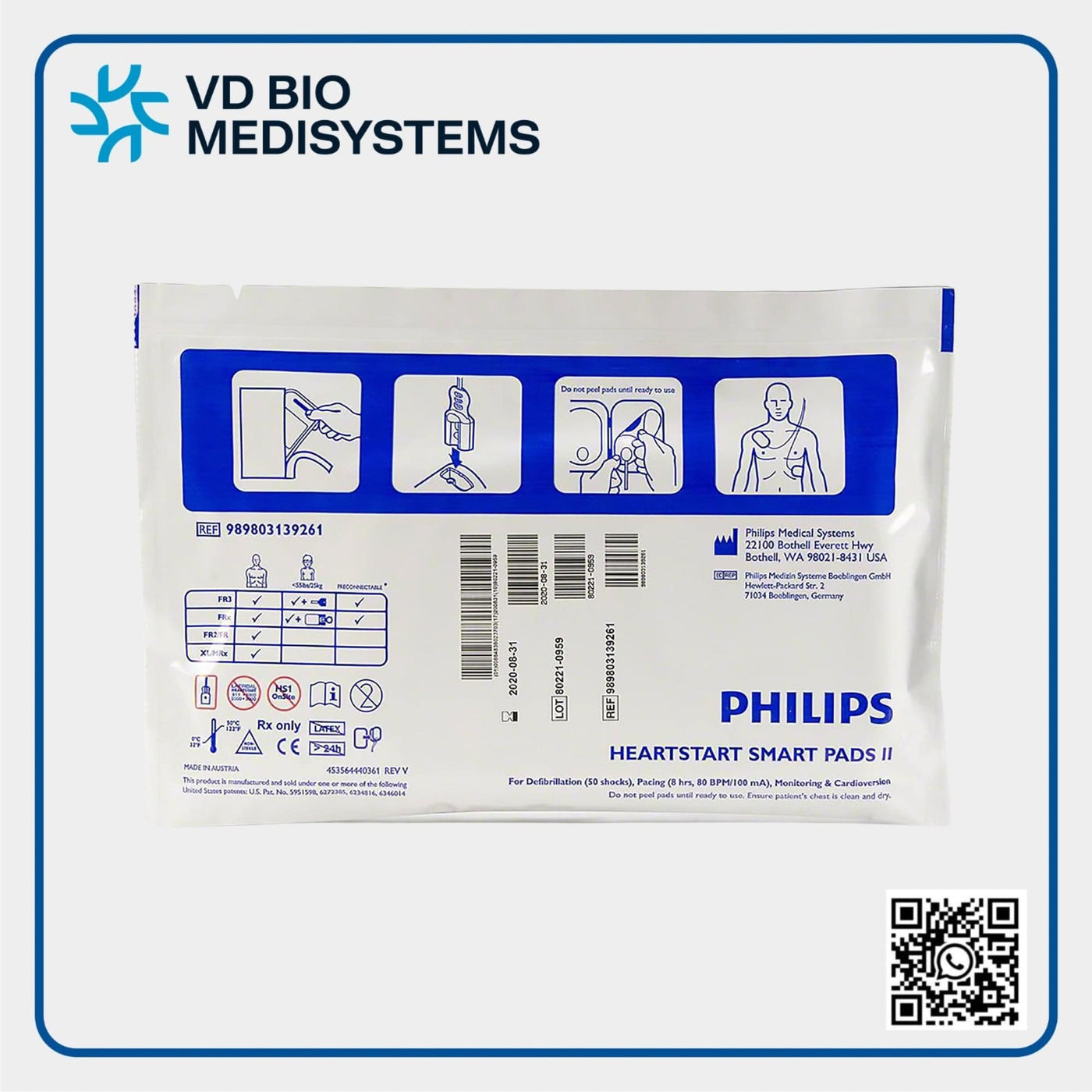 Smart Pads II FRx Defibrillator Pad — MedicalRite