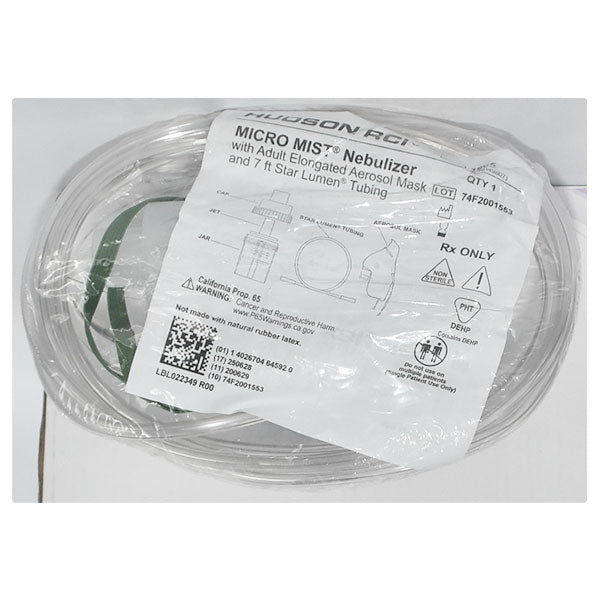 Nebulizer Micro Mist Aerosol Mask w 7' Tubing — MedicalRite