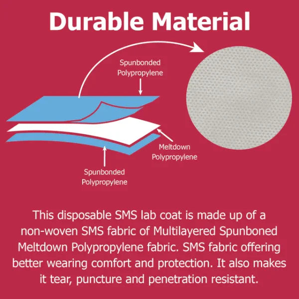 Disposable SMS Lab Coat — MedicalRite