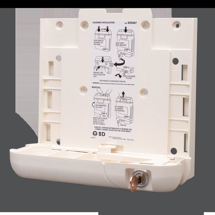Locking Wall Bracket For Sharps Collector — MedicalRite