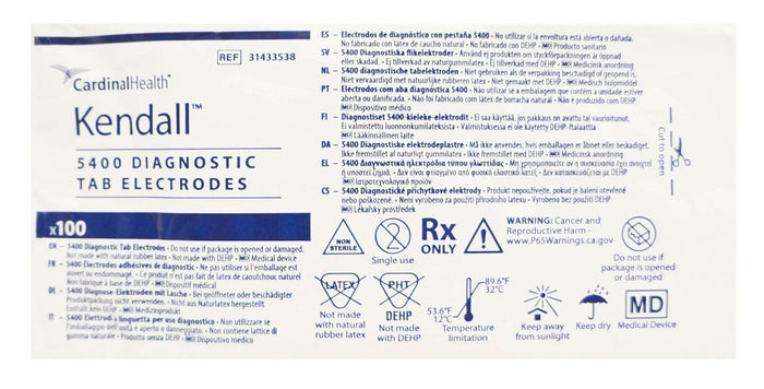 Kendall 5400 Series Diagnostic Tab Electrodes — MedicalRite
