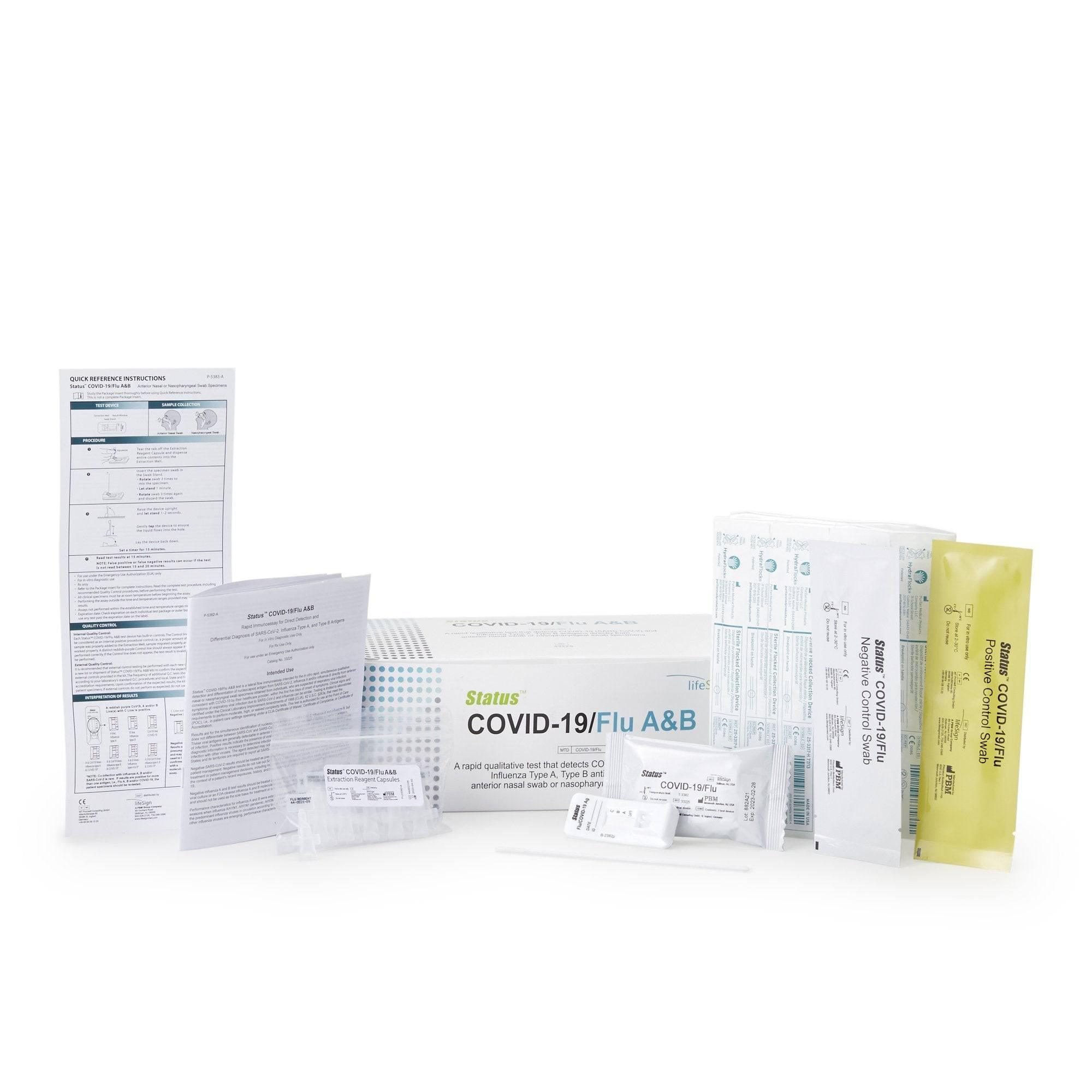 Status COVID/Flu A&B Combo Test Kit – MedicalRite