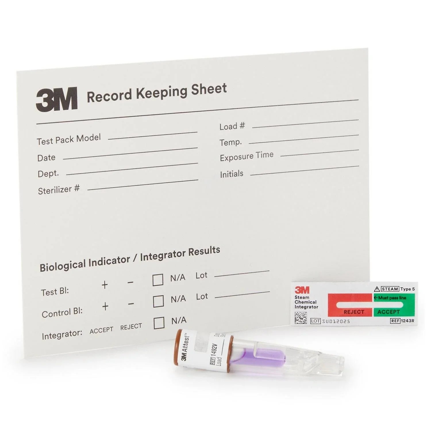 Biological Indicator Test Pack Attest Super Rapid 5 Steam-Plus ...