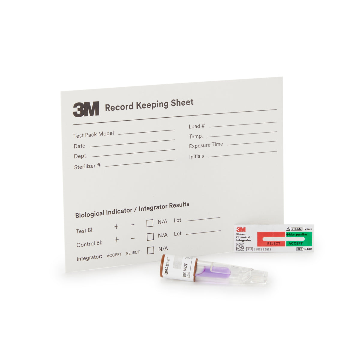 Biological Indicator Test Pack Attest Super Rapid 5 Steam-Plus ...