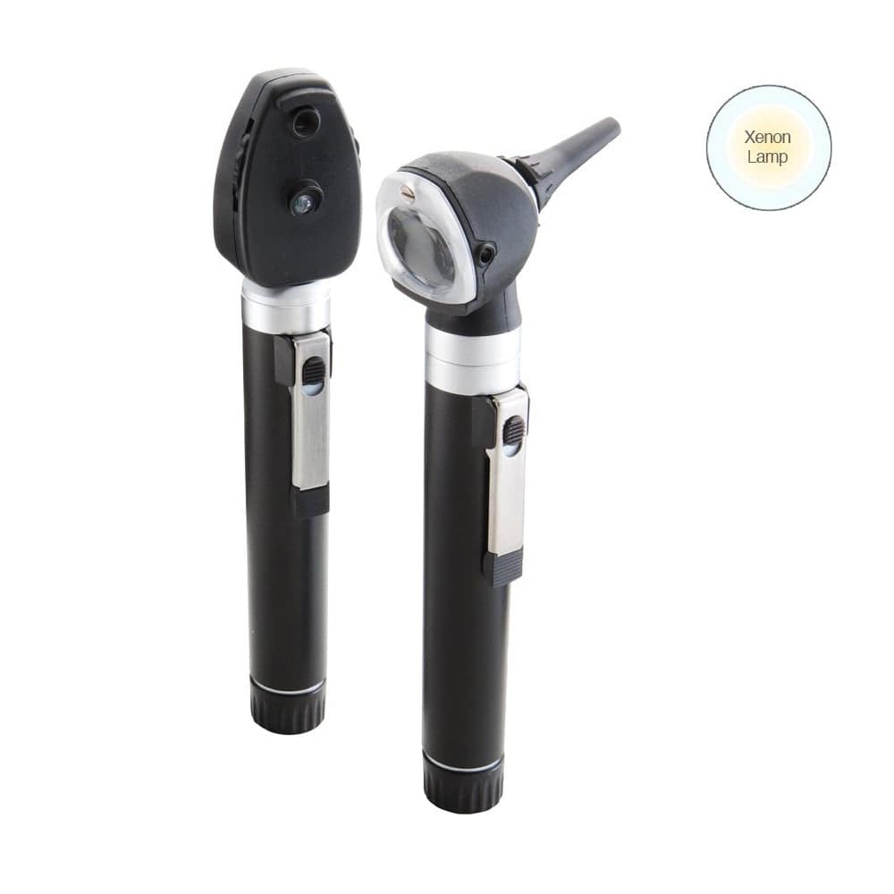Pocket Otoscope and Ophthalmoscope Set with 2 Handles — MedicalRite