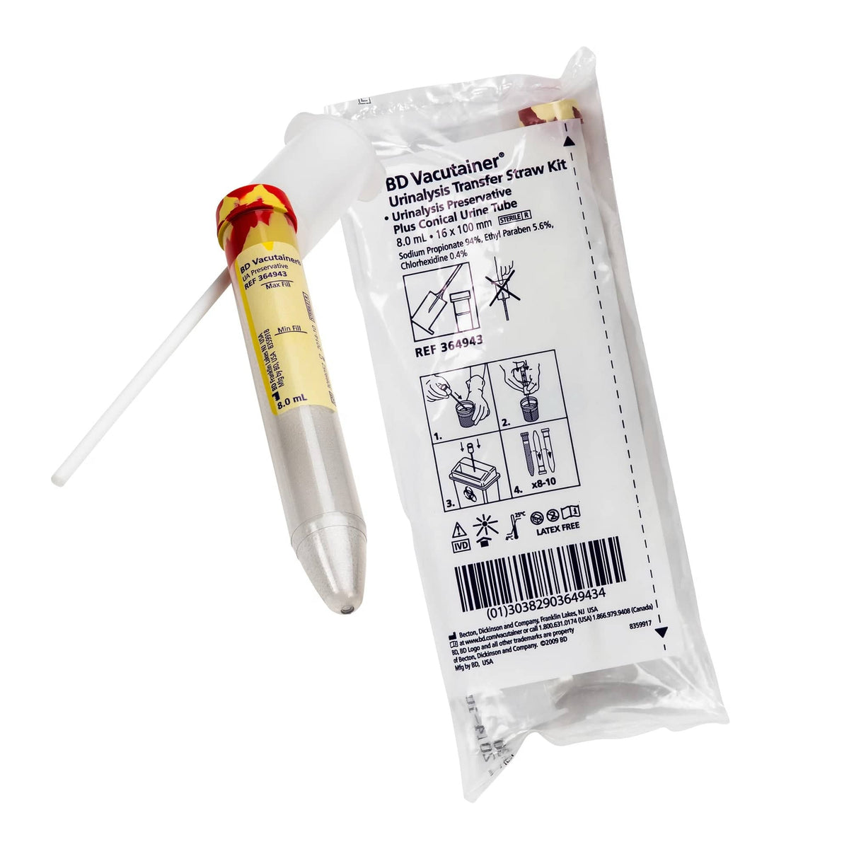 Vacutainer Urine Transfer Straw Collection Kit — MedicalRite