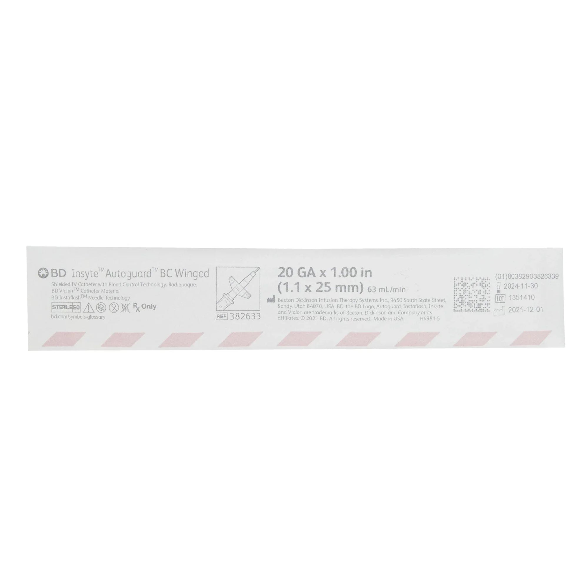 Insyte Autoguard BC Shielded IV Catheter - Winged — MedicalRite