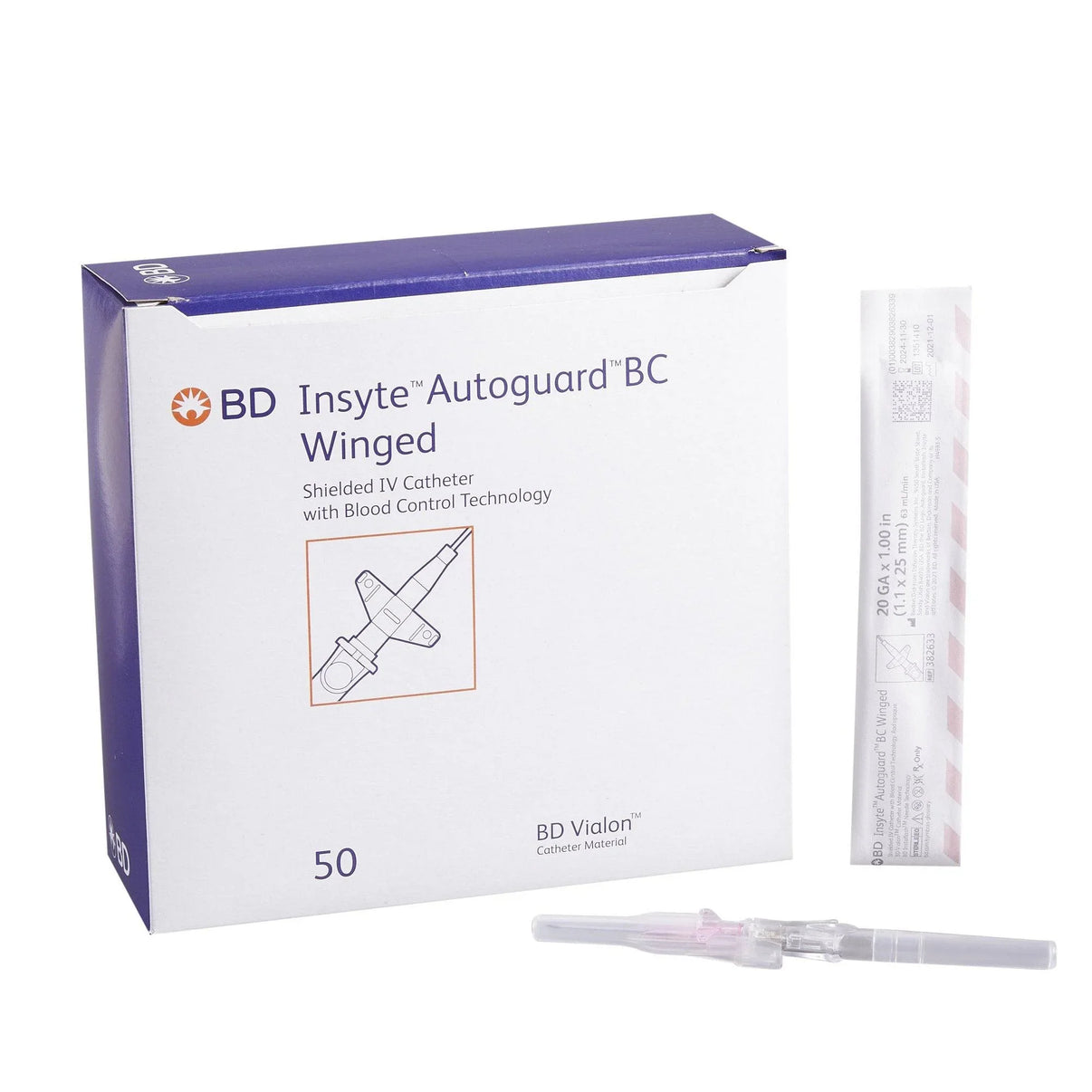Insyte Autoguard BC Shielded IV Catheter - Winged – MedicalRite