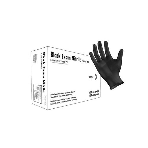 SemperForce Black Nitrile Exam Gloves — MedicalRite