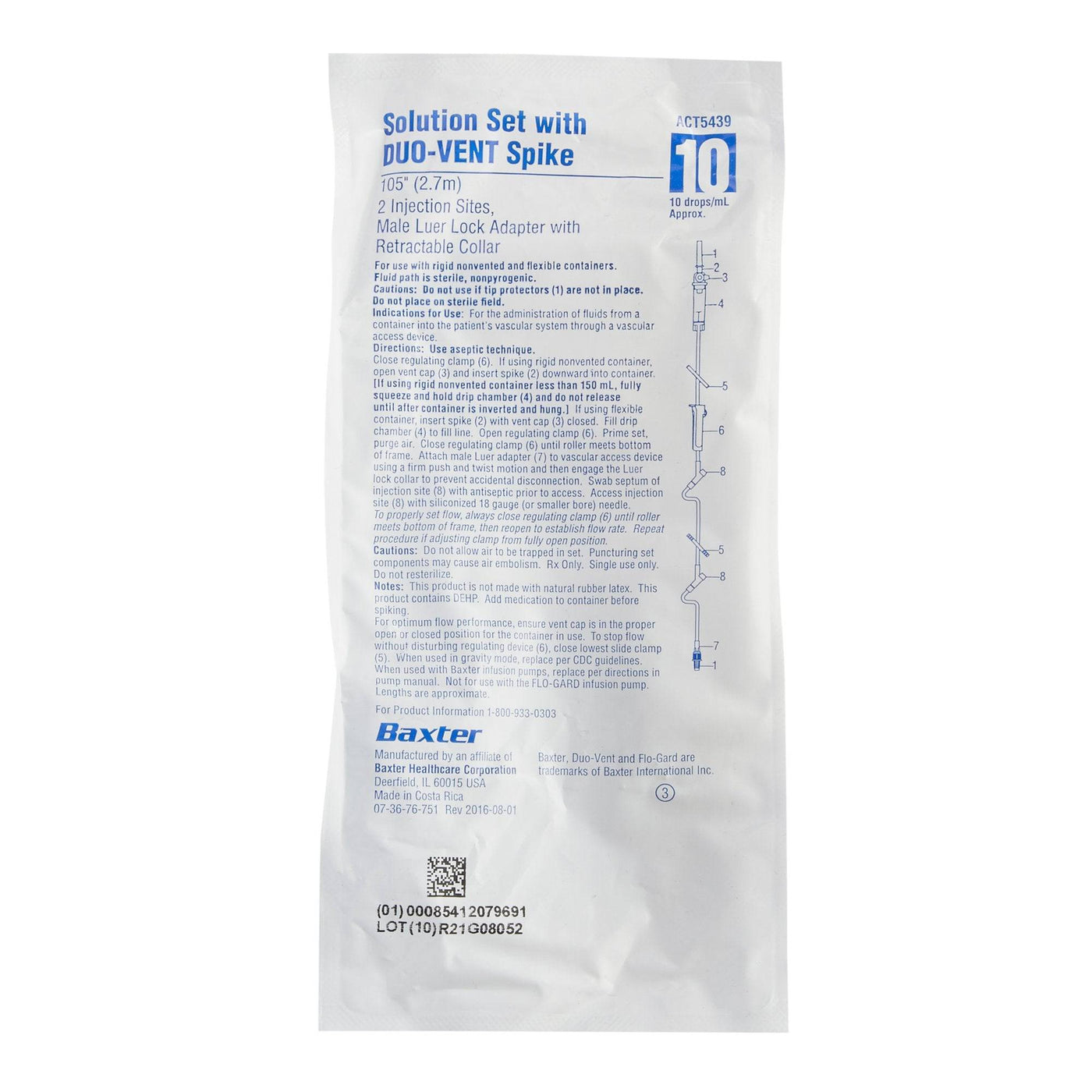 Solution Set With Duo Vent Spike — MedicalRite