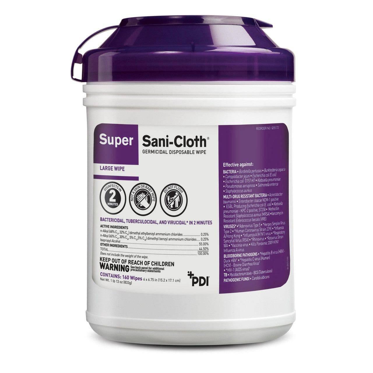 Super Sani-Cloth Germicidal Wipes – MedicalRite