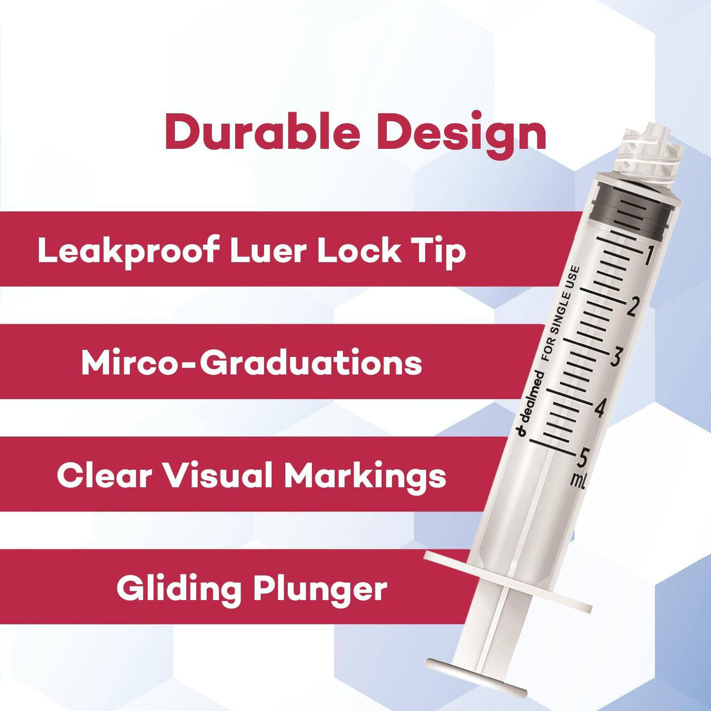 Precision Luer Lock Syringes without Needle: Versatile & Accurate for
