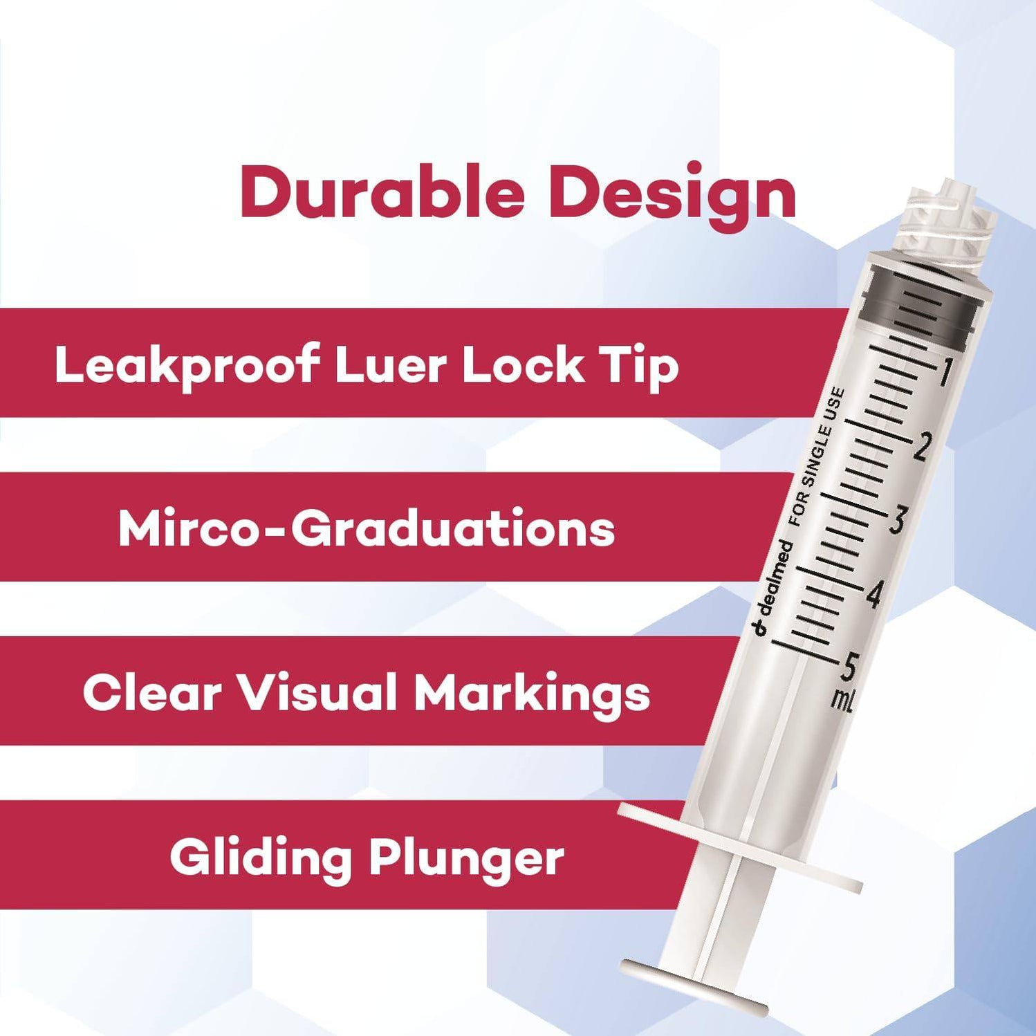 Precision Luer Lock Syringes without Needle: Versatile & Accurate for