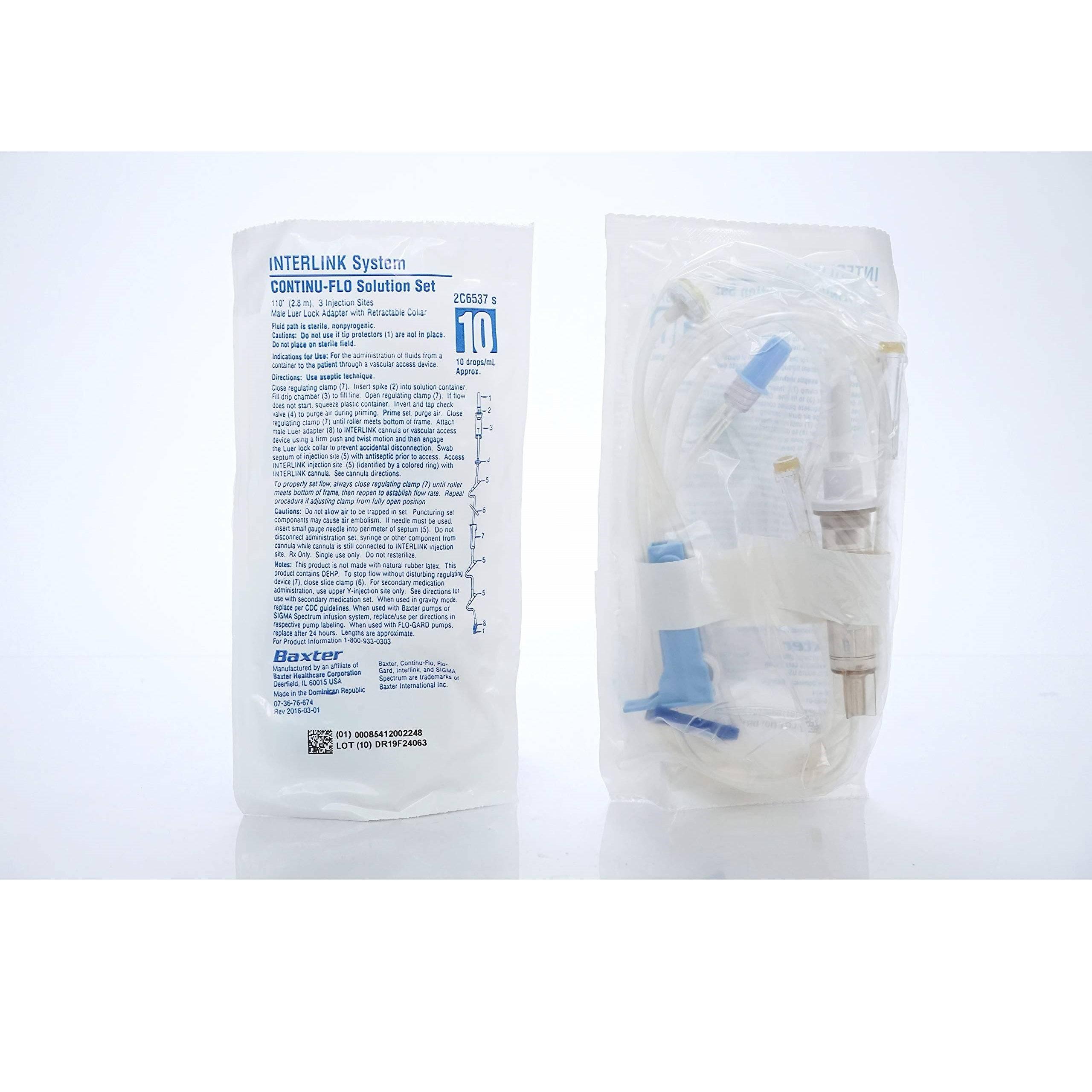 Continu-Flo IV Solution Set with 3Y Site – MedicalRite