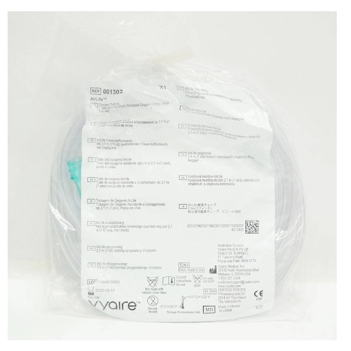 Crush-Resistant AirLife Oxygen Tubing — MedicalRite