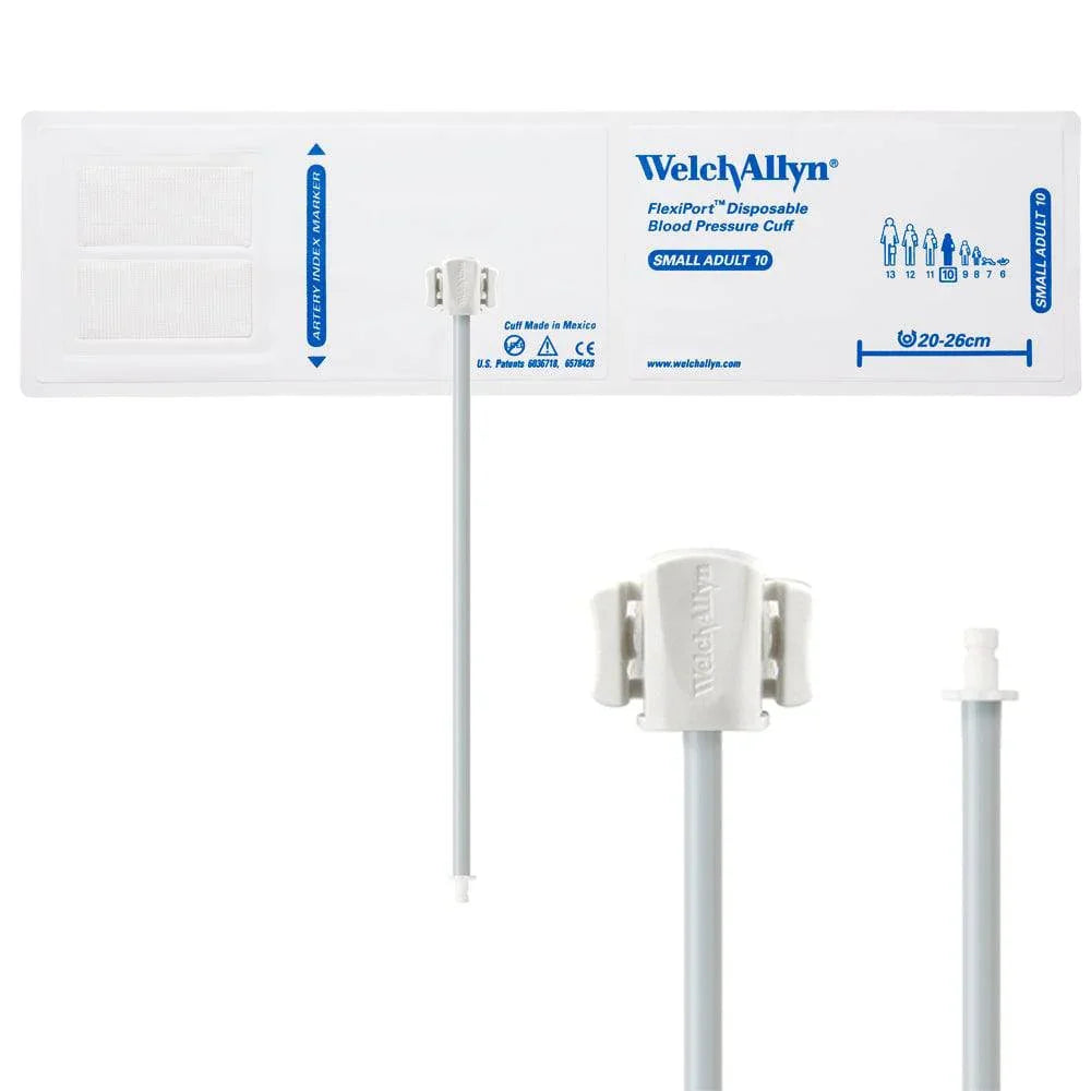 FlexiPort Disposable Adult BP Cuffs with 1 Tube and Connector – MedicalRite