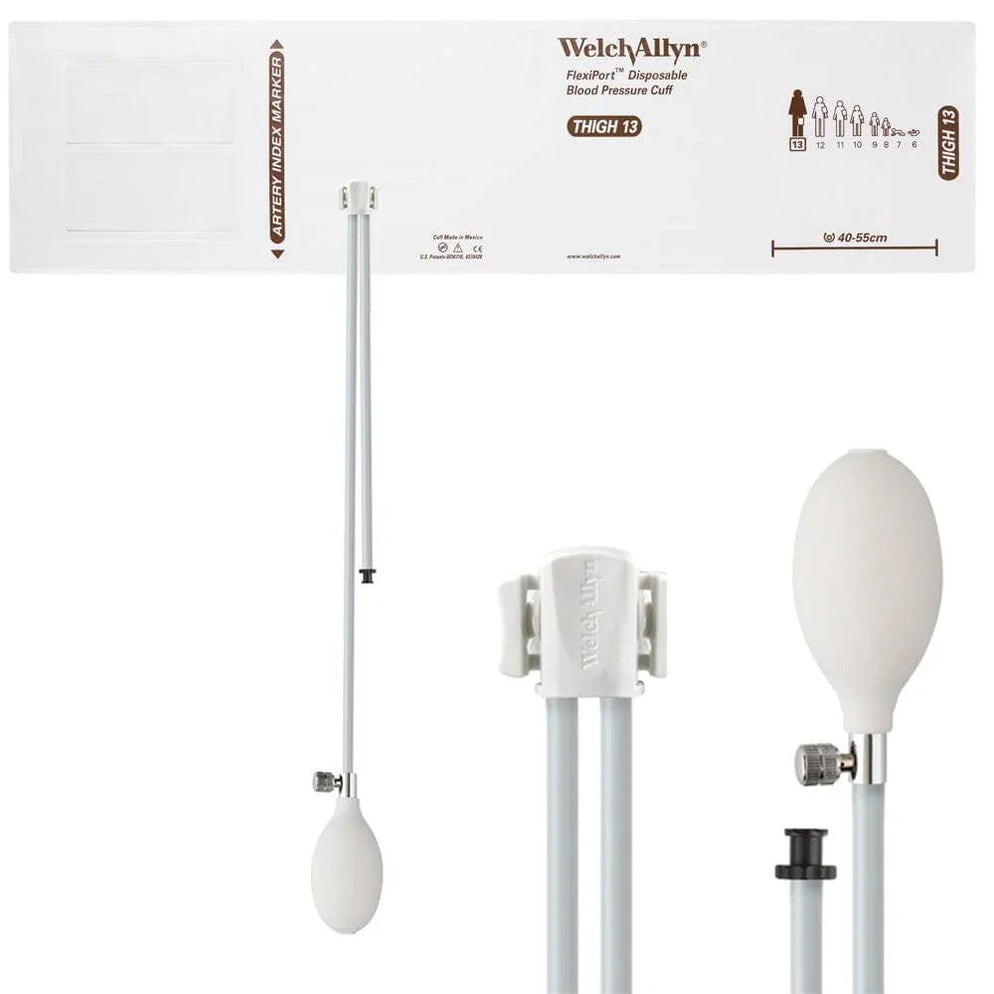 FlexiPort Disposable BP Thigh Cuffs with 2 Tubes and Connector ...