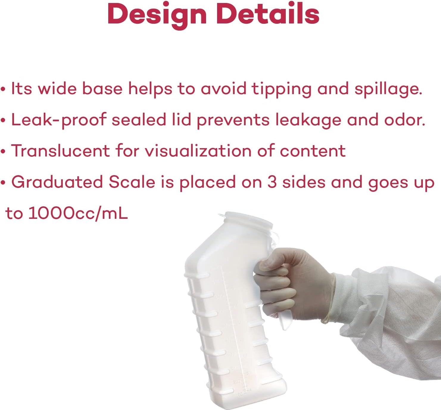 Male Urinal With Cover — MedicalRite