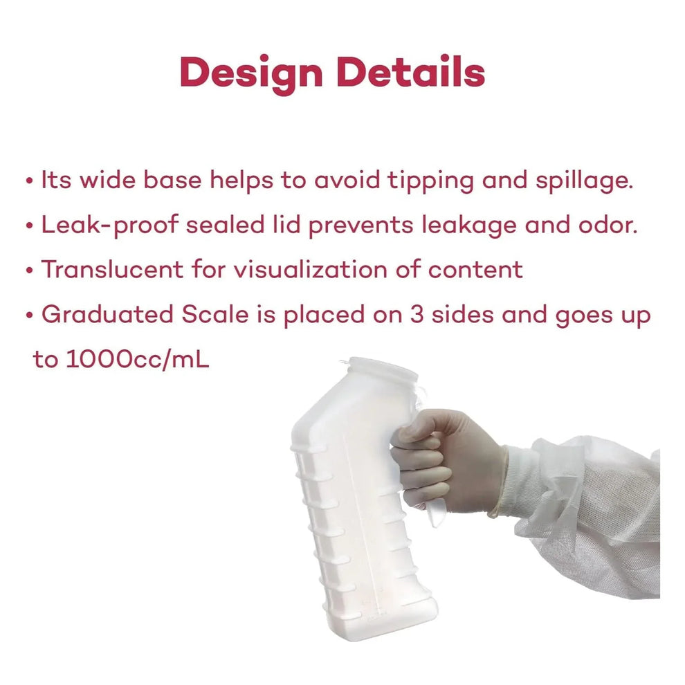 Male Urinal With Cover – MedicalRite