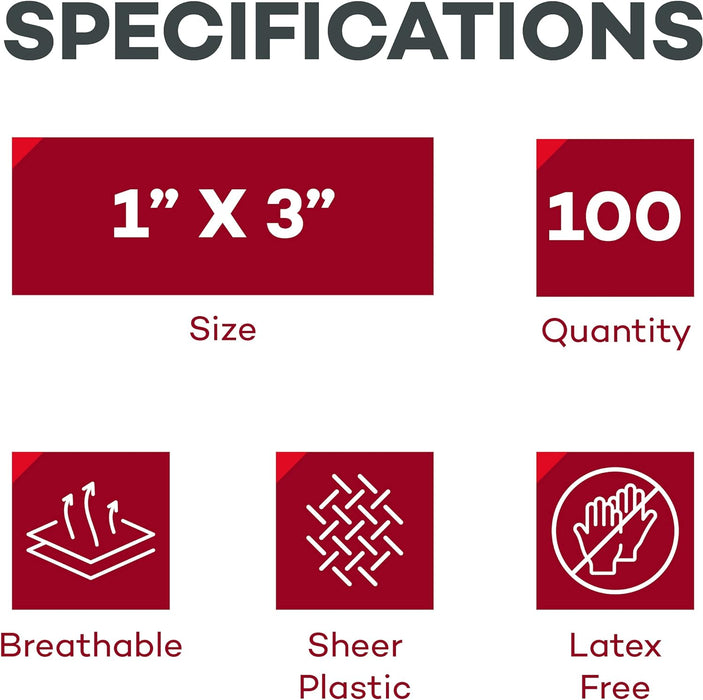 Sheer Plastic Adhesive Bandages — MedicalRite