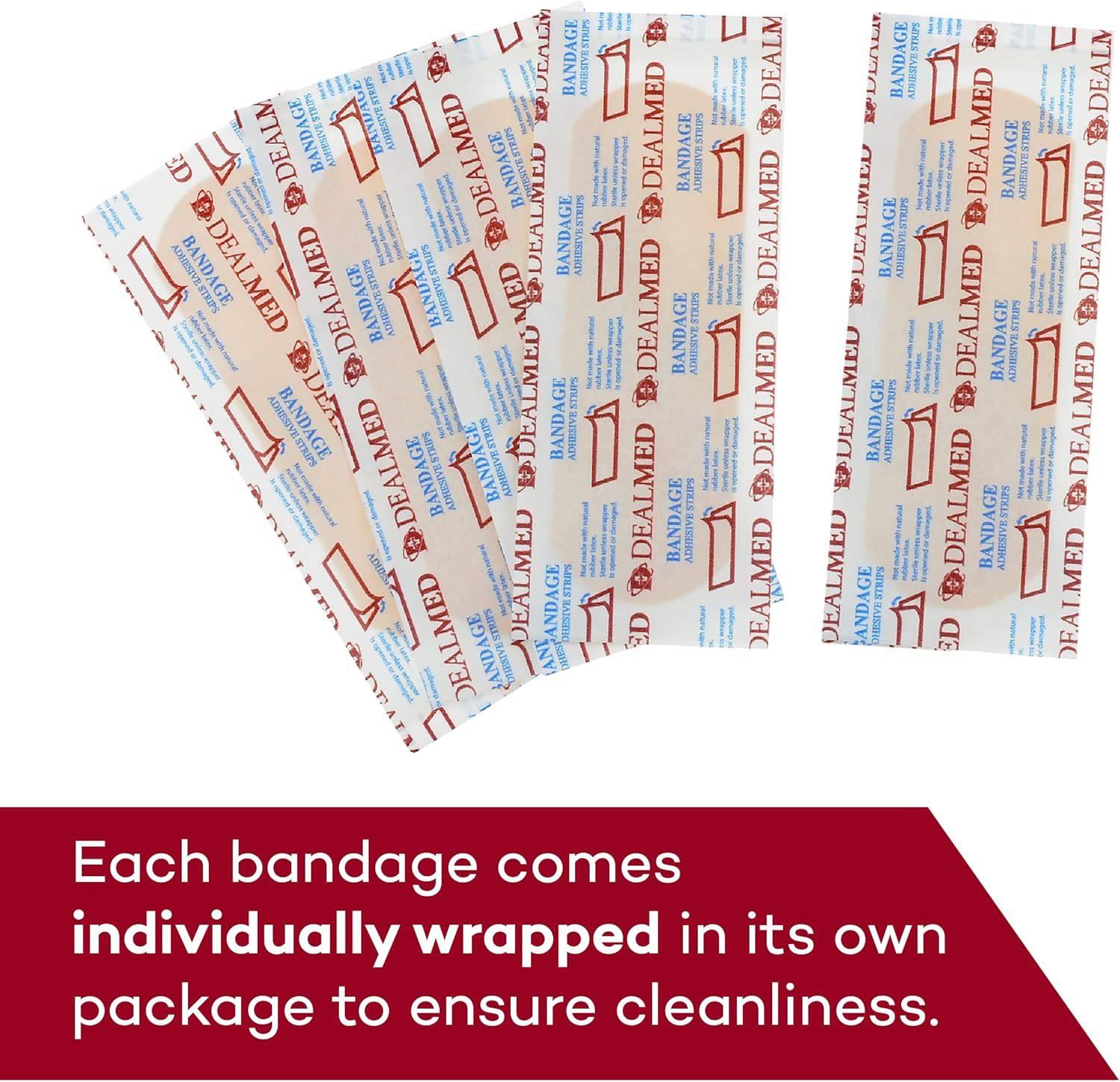 Sterile Adhesive Fabric Strip Bandages Assorted Sizes — MedicalRite