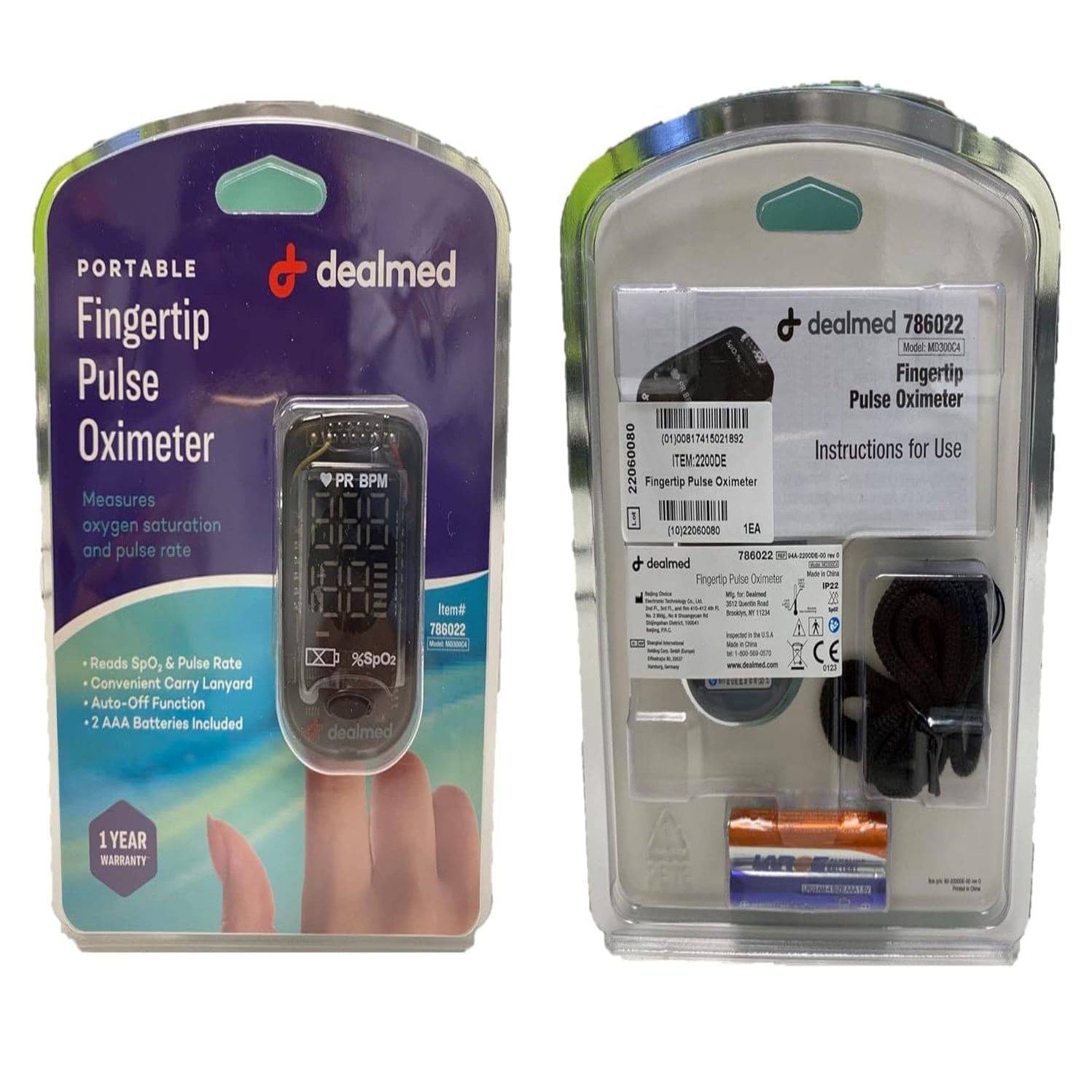 Portable Fingertip Pulse Oximeter — MedicalRite