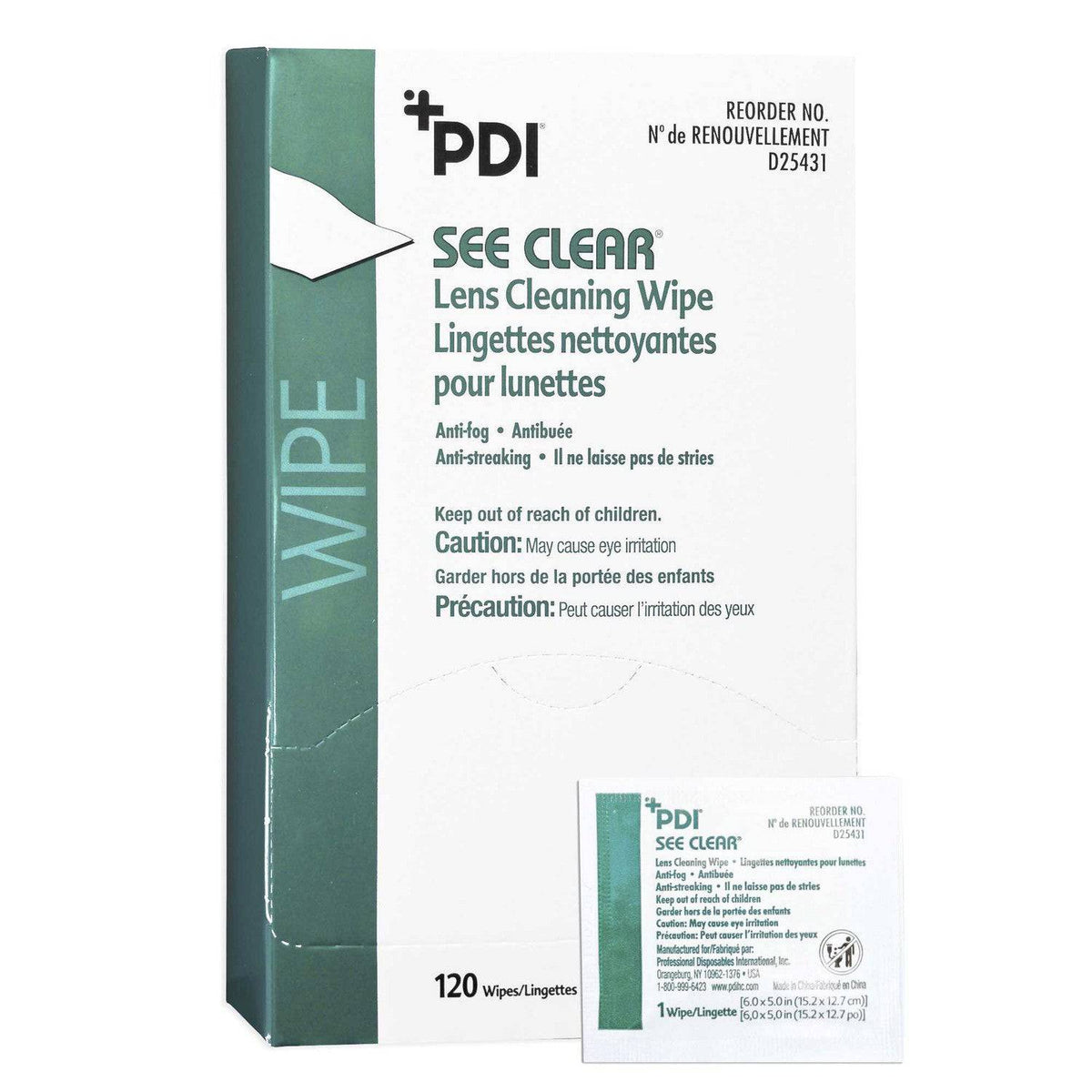 See Clear Lens Cleaning Wipes — MedicalRite
