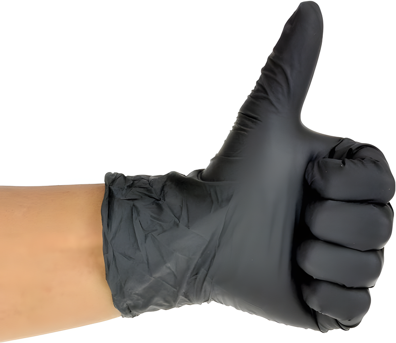 Black Nitrile Exam Gloves — MedicalRite