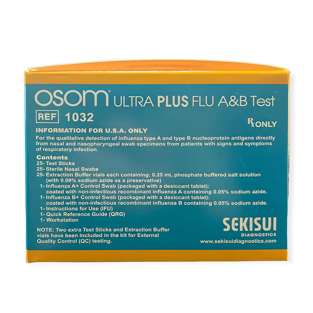 OSOM Ultra Plus Flu A&B Test — MedicalRite