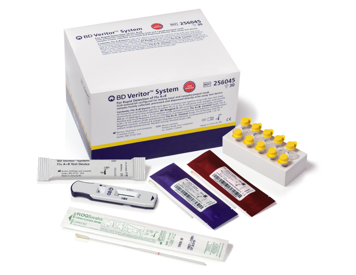 Veritor Influenza A&B Flu Test POC Kit — MedicalRite