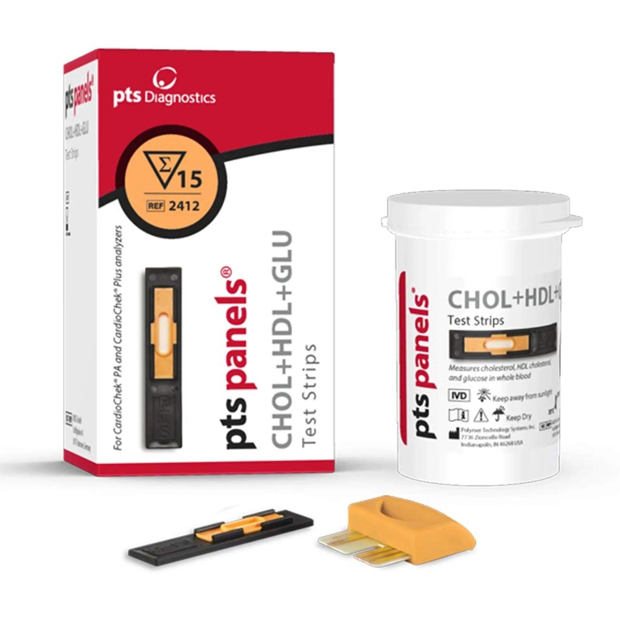 PTS Panels CHOL+HDL+GLU Test Strips – MedicalRite