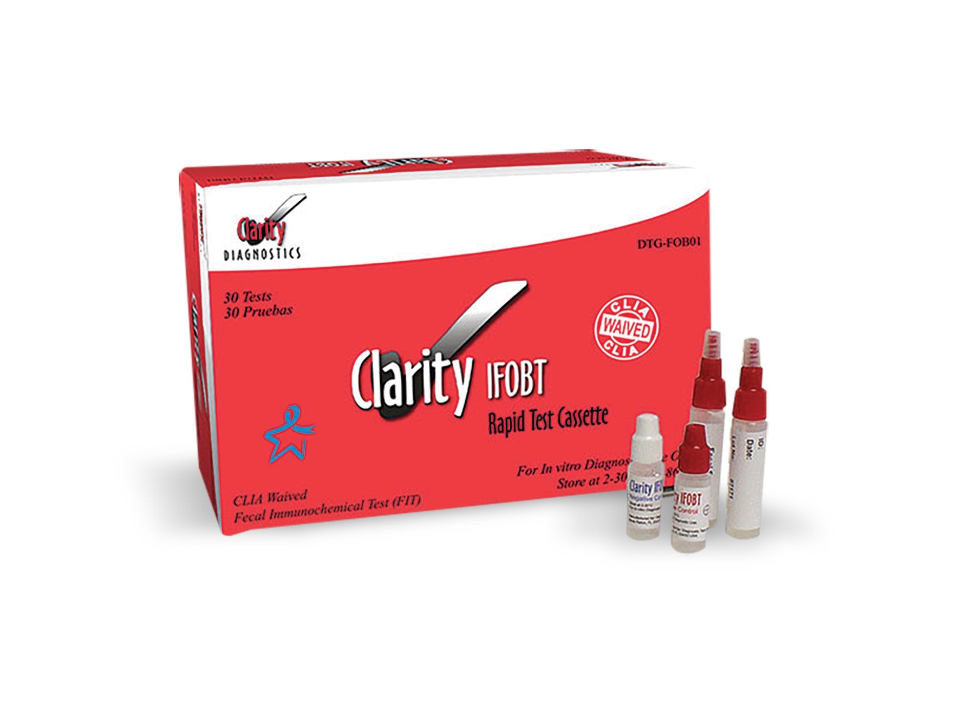 Clarity Fecal Occult iFOB Test Cassette Kit — MedicalRite