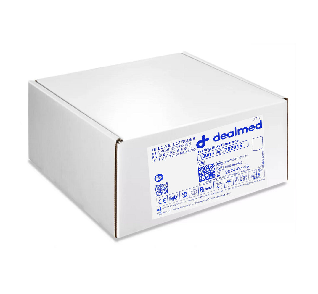 Hypoallergenic ECG Resting Tab Electrodes: Pre-Gelled for Comfortable ...